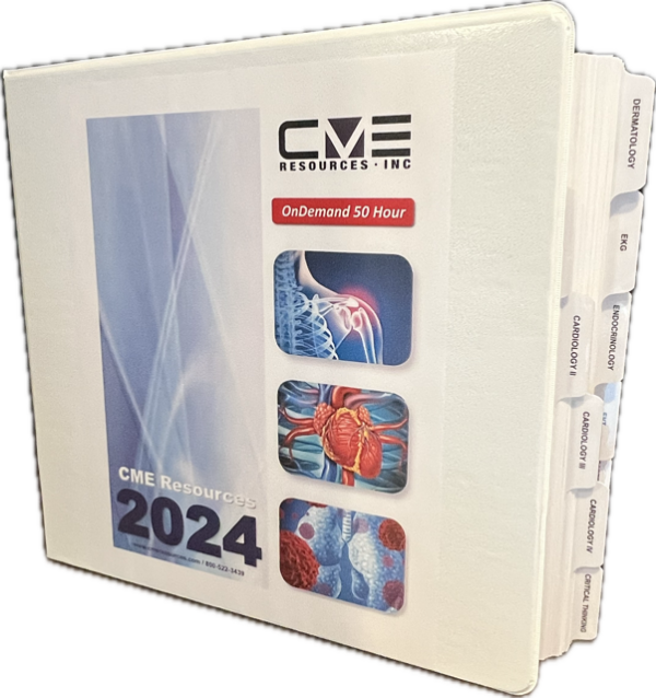 CME OnDemand 50 Hour PA-C with Printed Study Guide 2025 - CME Resources